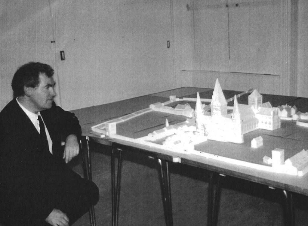 Keith Burrows' work on the Abbey of St Edmund c.1990 - Abbey of St ...