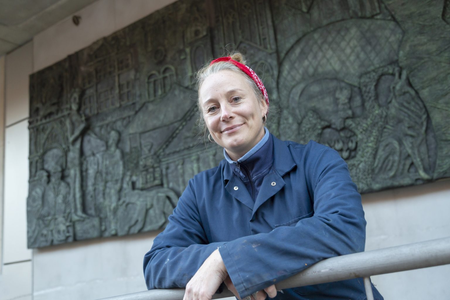 Giant Abbey murals at The Apex - Abbey of St Edmund Heritage Partnership